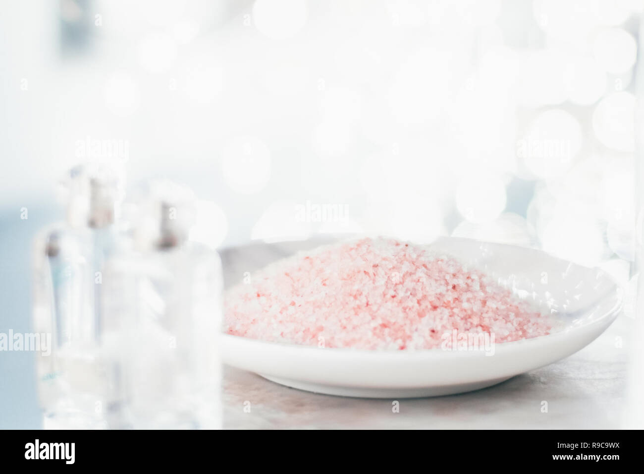 sea salt body scrub - beauty, spa and body care styled concept, elegant ...
