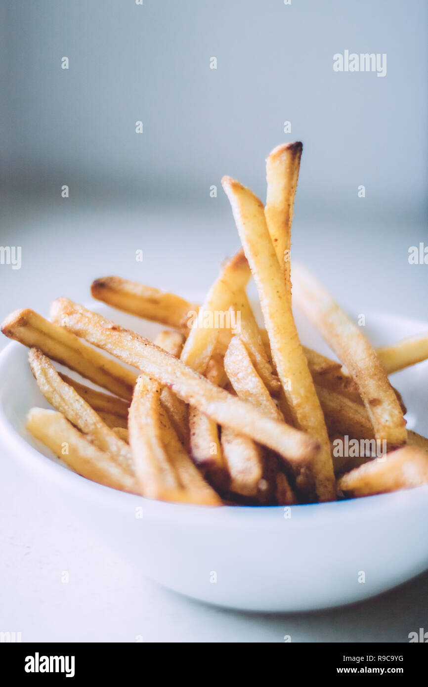 rustic food and homemade cooking styled concept - just cooked french ...