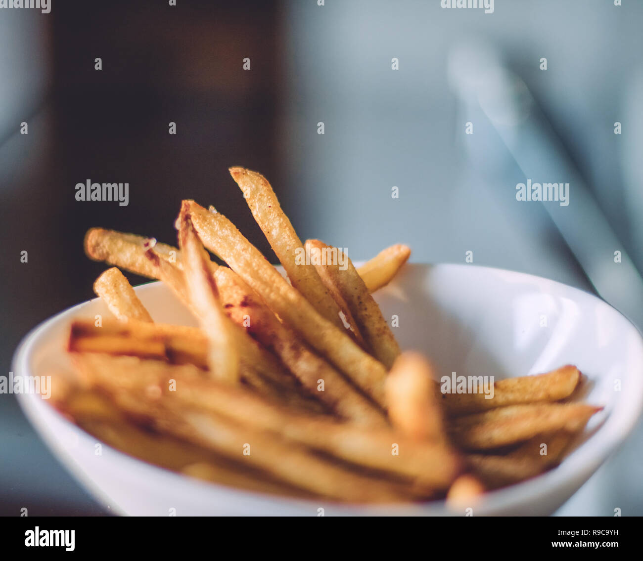 rustic food and homemade cooking styled concept - just cooked french ...