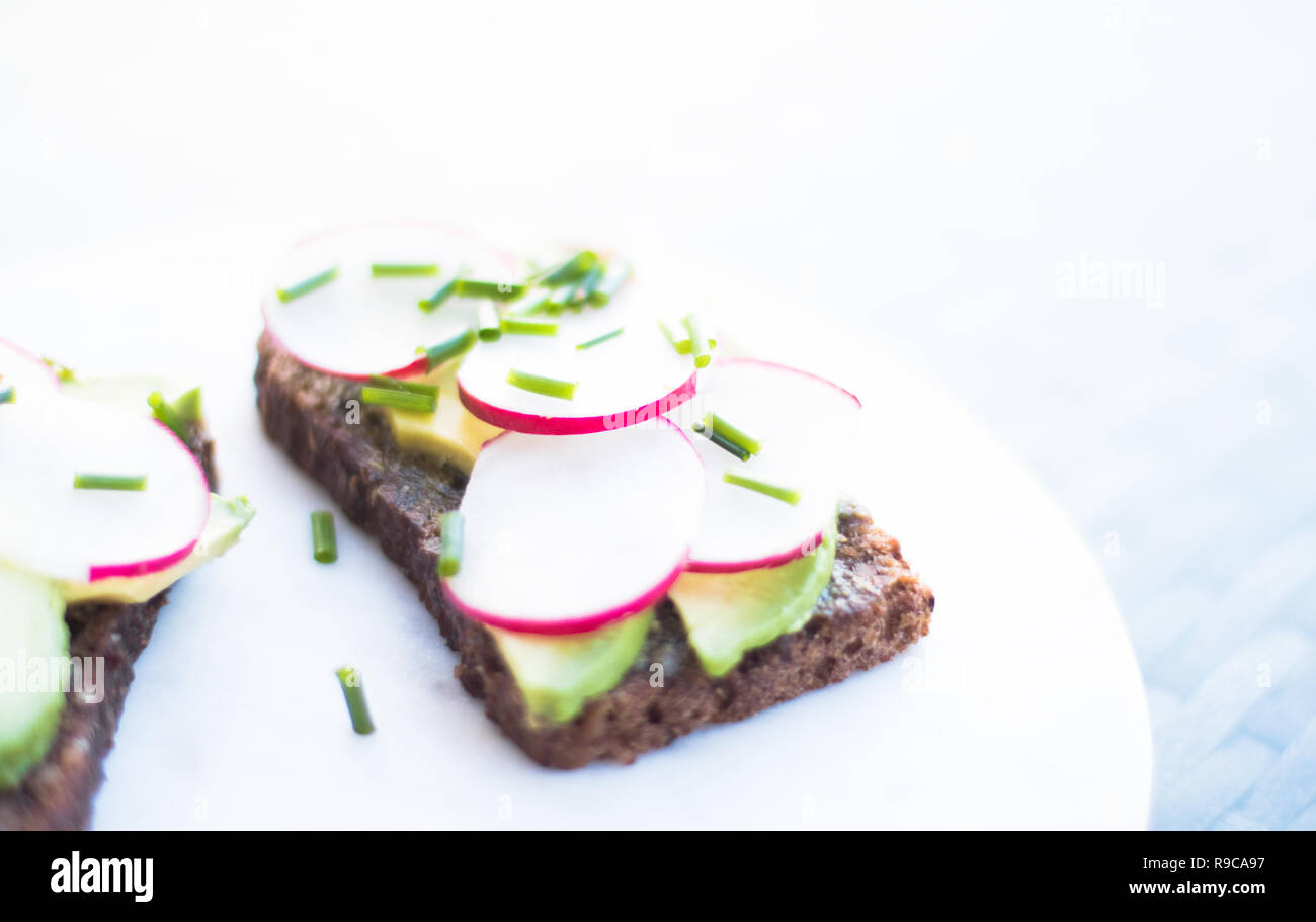 vegetable sandwich - healthy snacks and homemade food styled concept ...