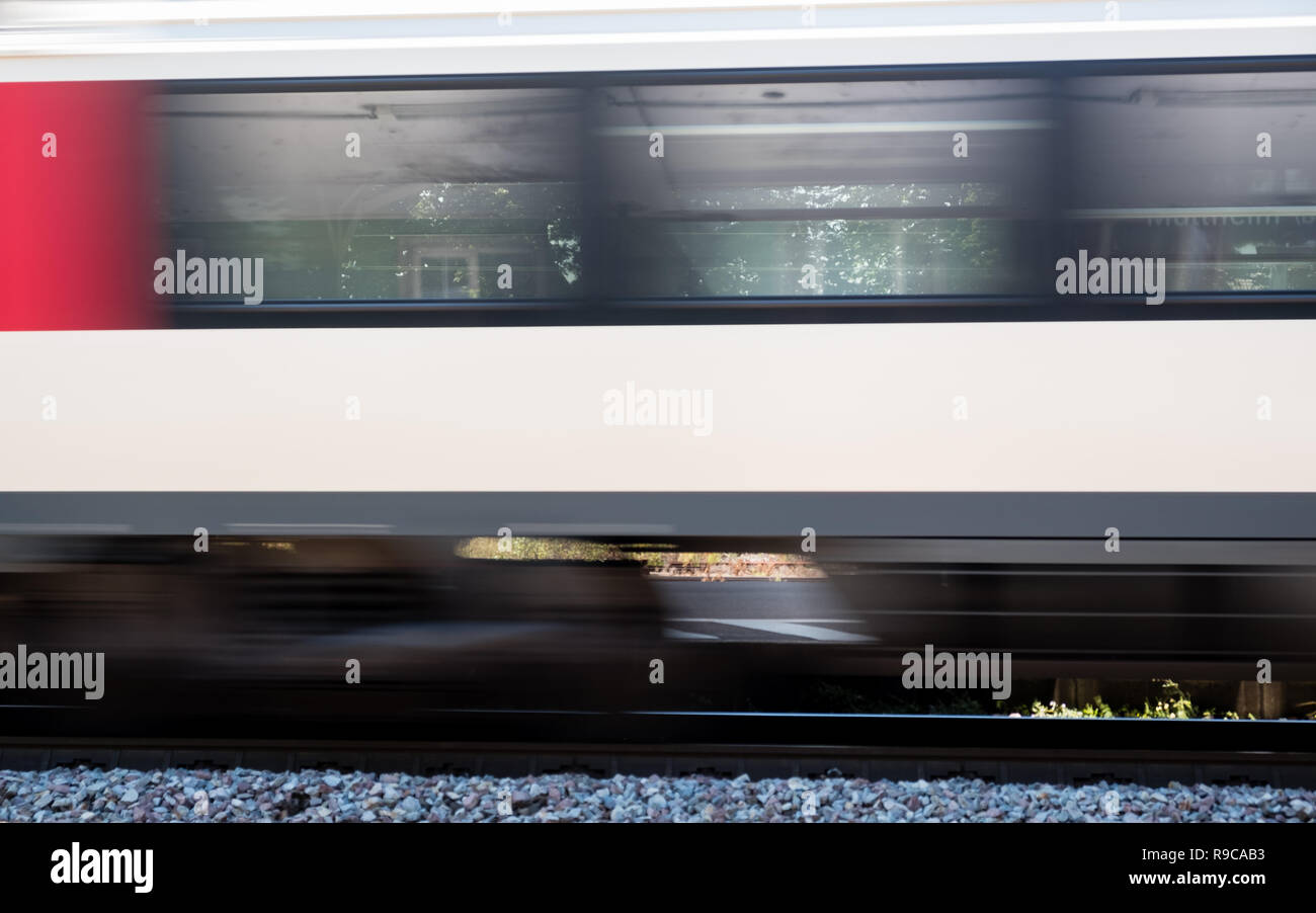 Blurred image train hi-res stock photography and images - Alamy