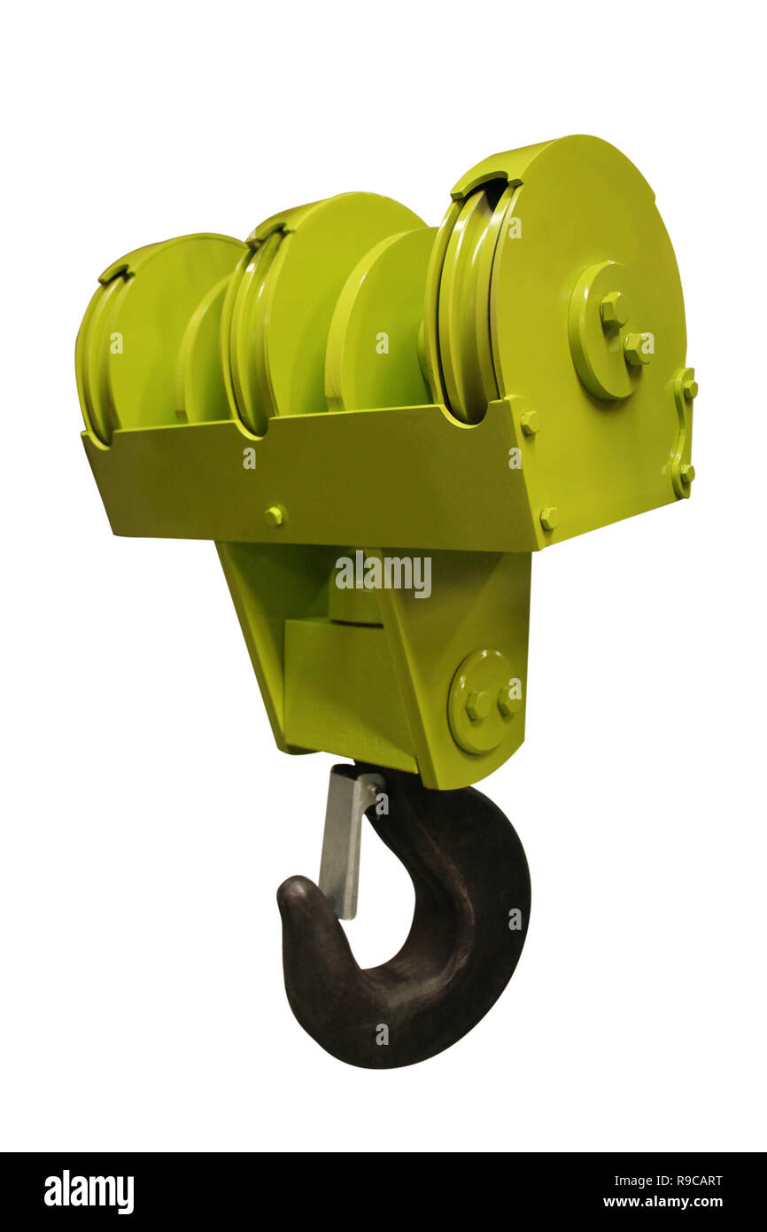 Hydraulic crane on steel Cut Out Stock Images & Pictures - Alamy