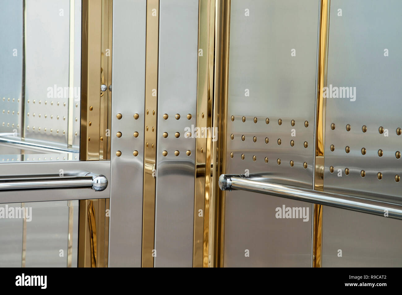New and modern elevator cabin Stock Photo - Alamy