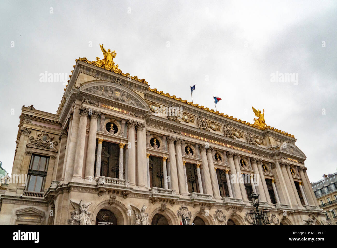 opera building in paris detail Stock Photo - Alamy
