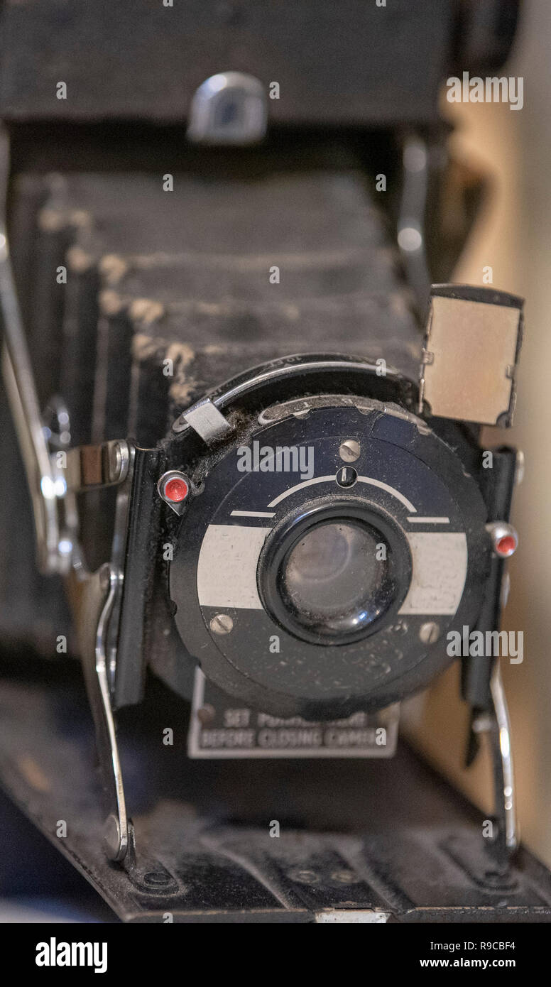 old bellow camera vintage detail Stock Photo - Alamy