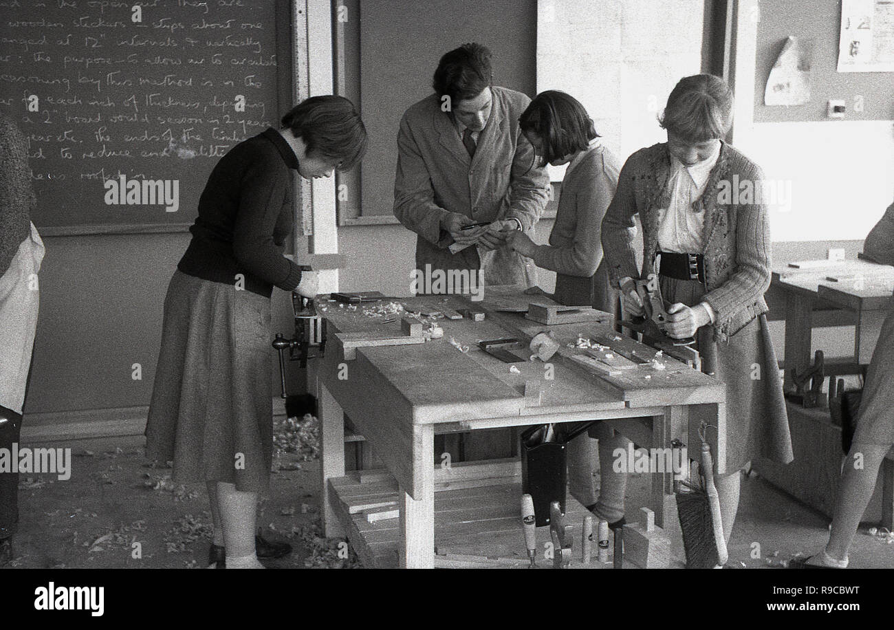 1950s classroom teacher hi-res stock photography and images - Alamy