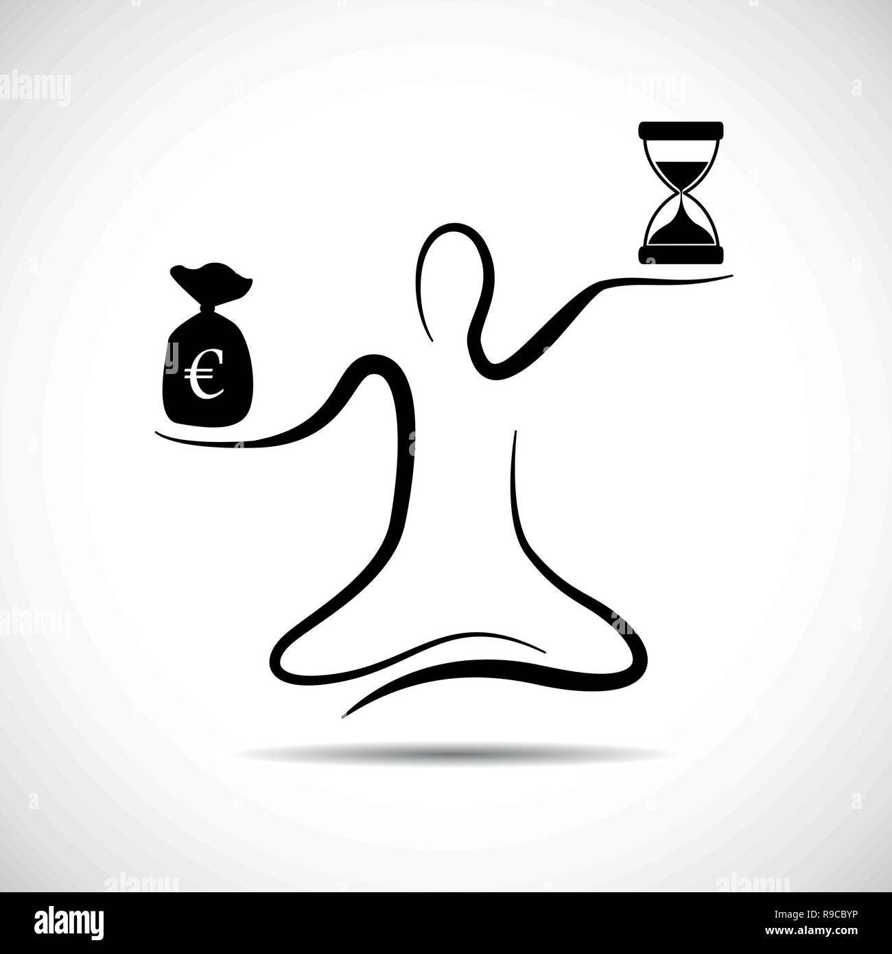 Work office money Stock Vector Images - Alamy