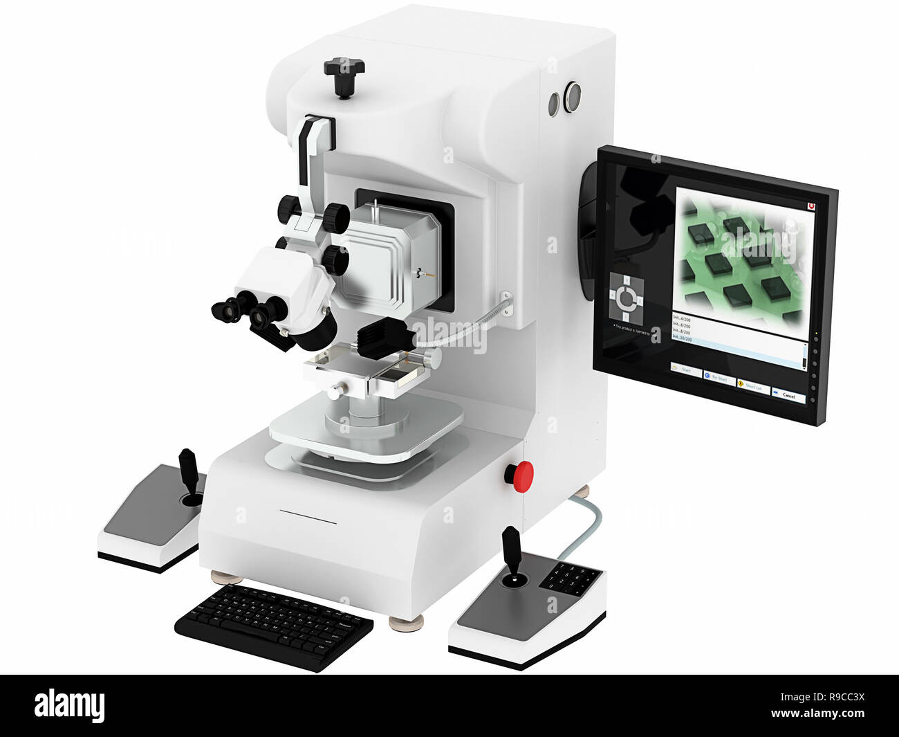 3d render of microscope Stock Photo - Alamy