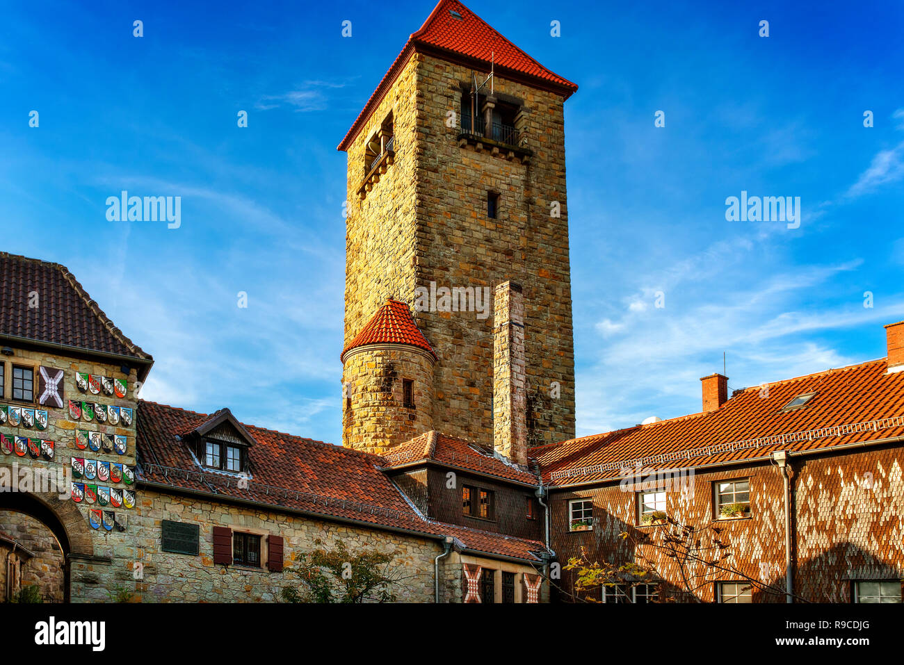Wachenburg Castle, Weinheim, Baden-Wurttemberg, Germany Stock Photo - Alamy