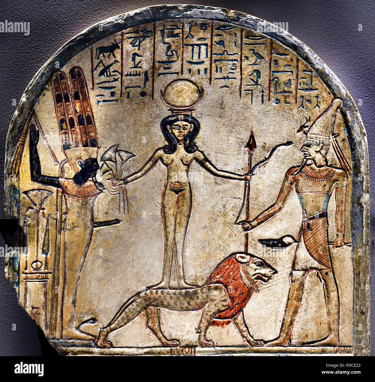 Stele of Qetesh / Kadesh. from Deir el Medina 19th dynasty (1292-1191 ...