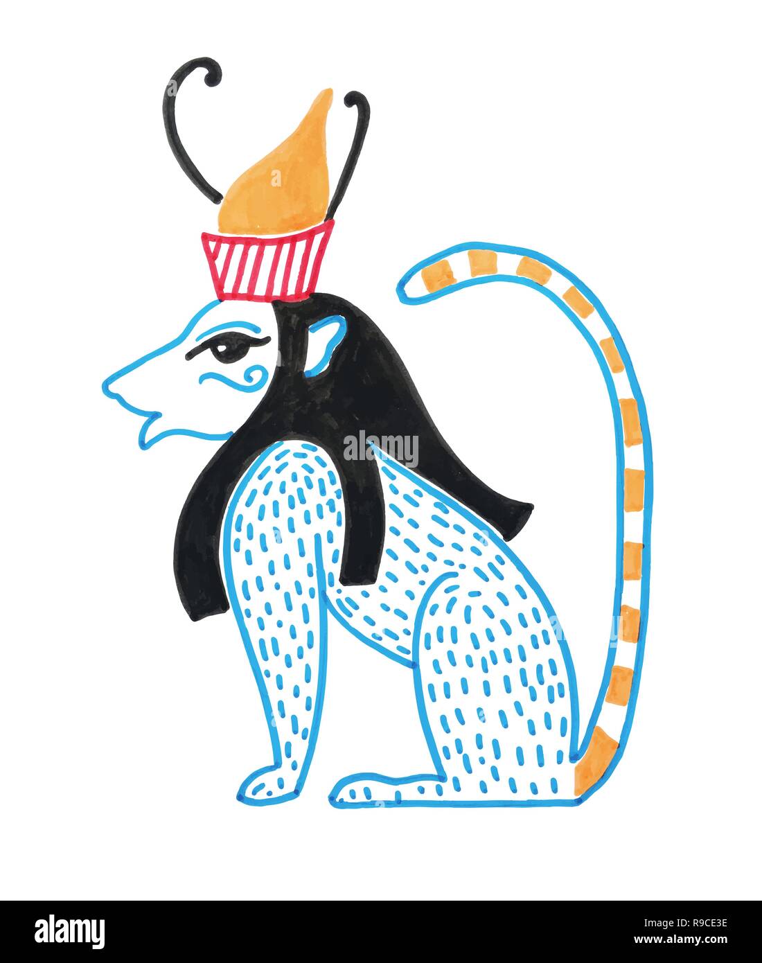 Egyptian animal gods hi-res stock photography and images - Alamy