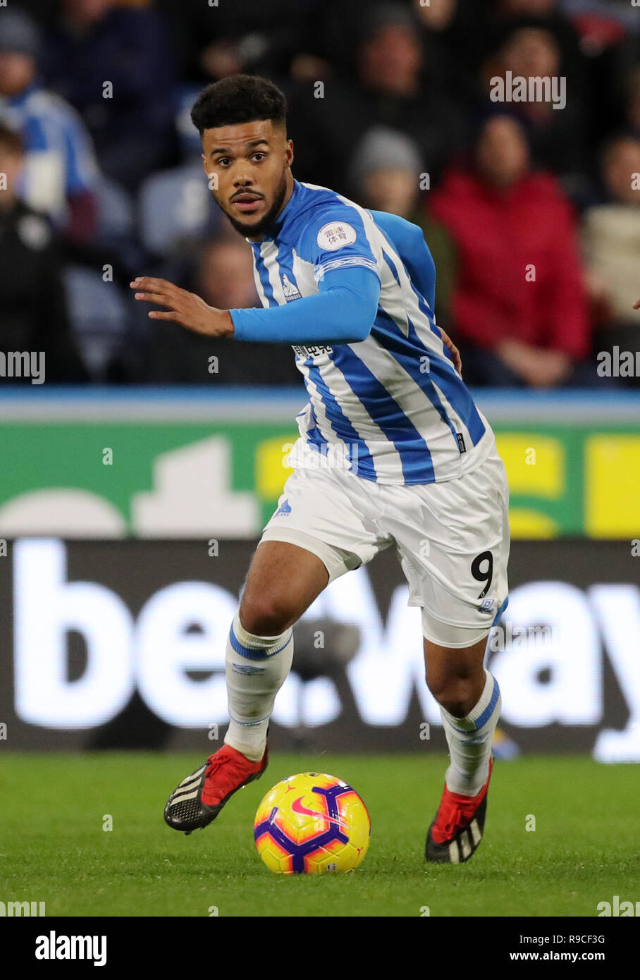 Huddersfield Town's Elias Kachunga during the Premier League match at ...