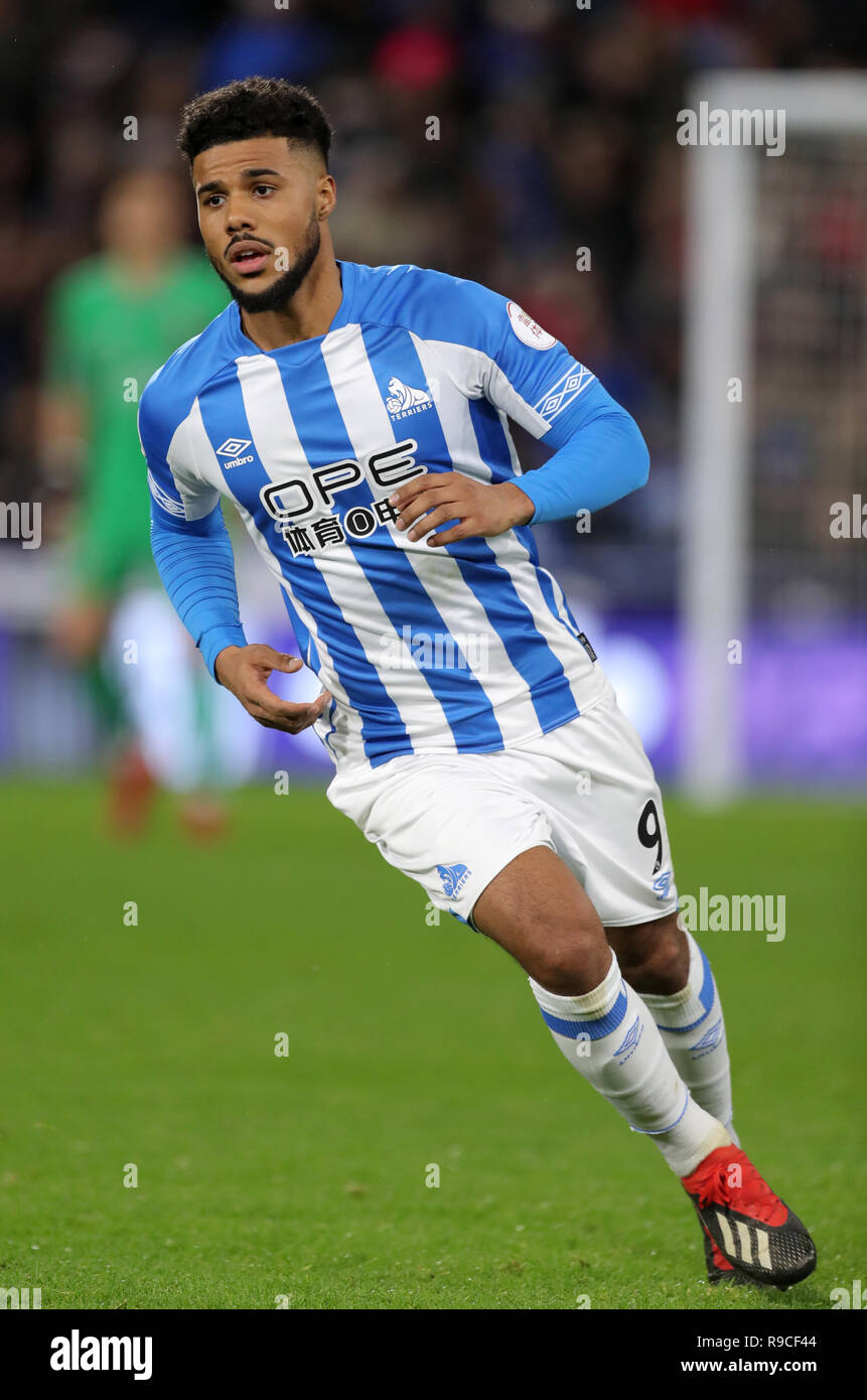 Huddersfield Town's Elias Kachunga during the Premier League match at ...