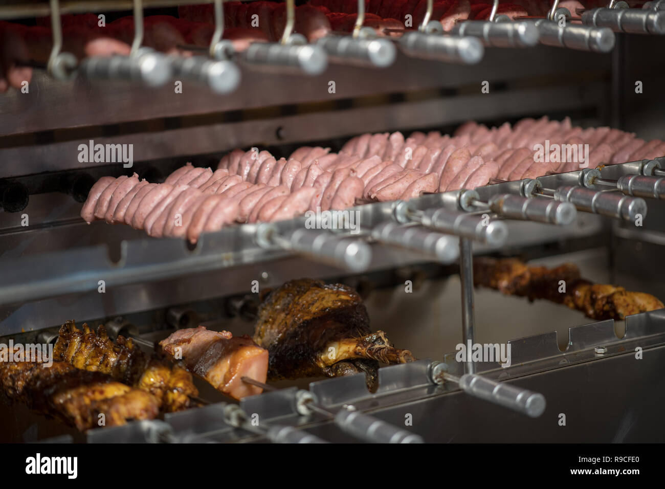 Meat being prepared for restaurant Stock Photo - Alamy