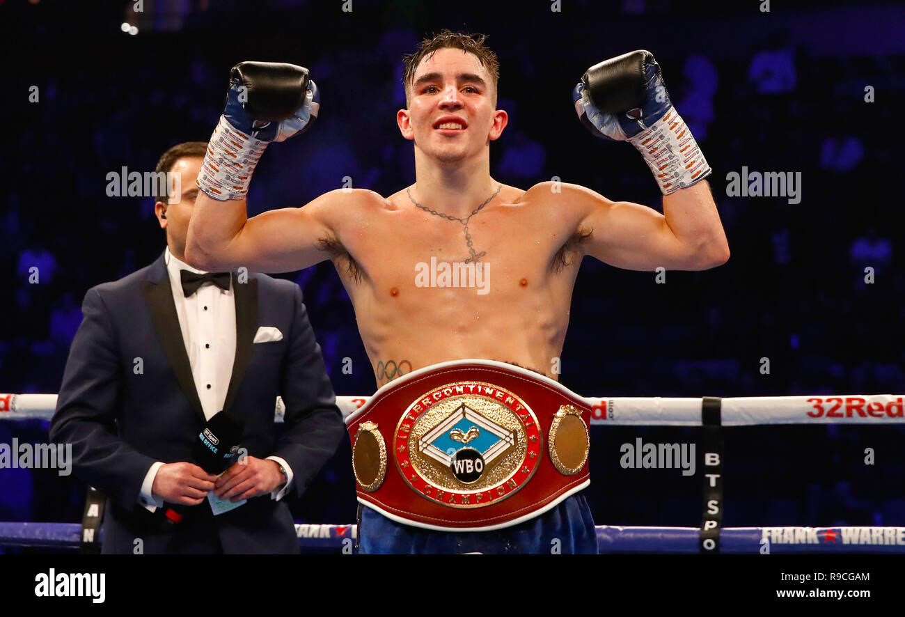 Michael Conlan wins the WBC Intercontinental Featherweight Championship ...