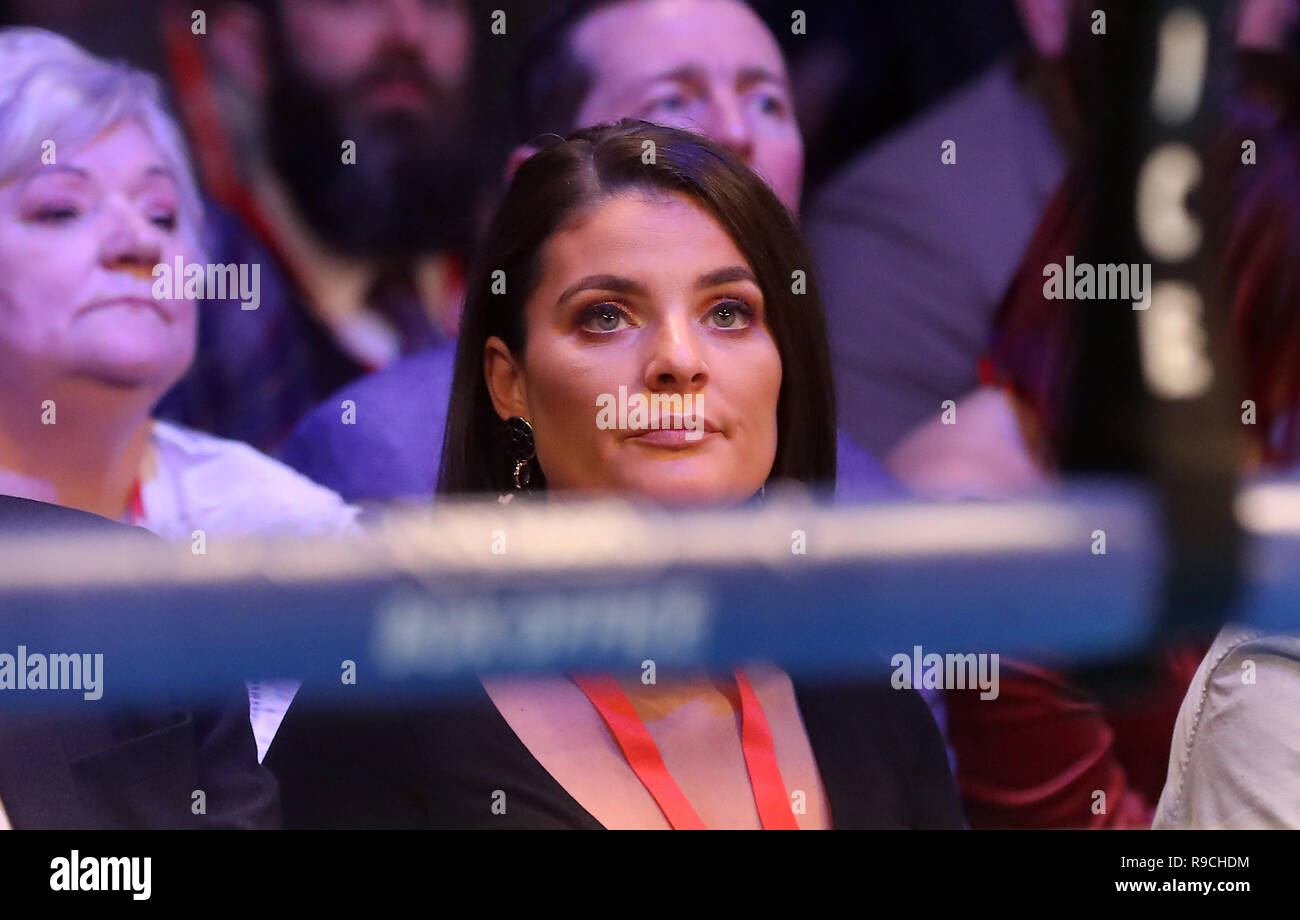 Christine Frampton, wife of Carl Frampton at Manchester Arena Stock ...