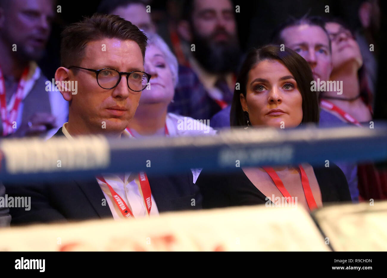 Christine Frampton, wife of Carl Frampton at Manchester Arena Stock ...