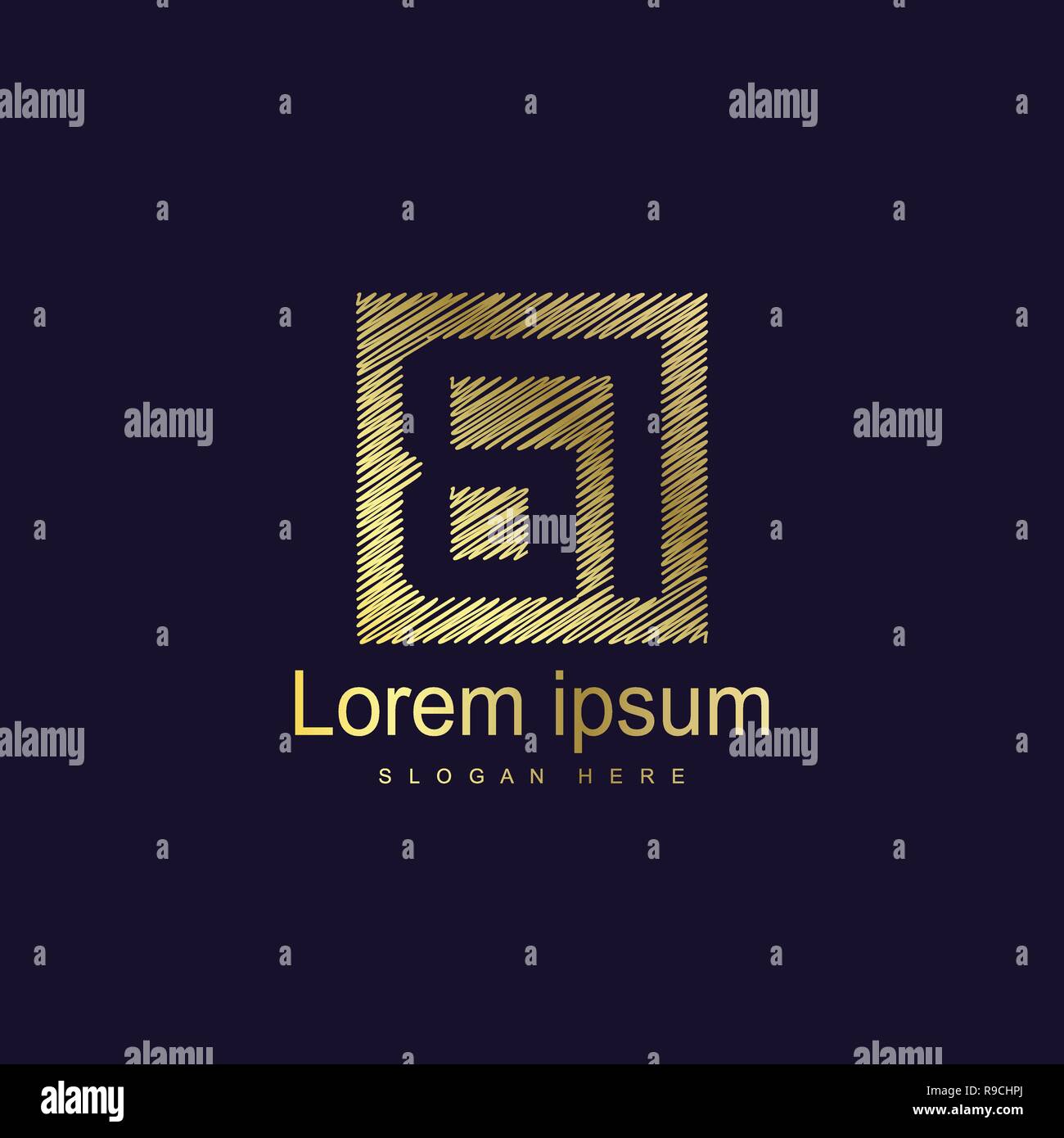 Initial Letter BI Logo Template Vector Design Stock Vector Image & Art ...