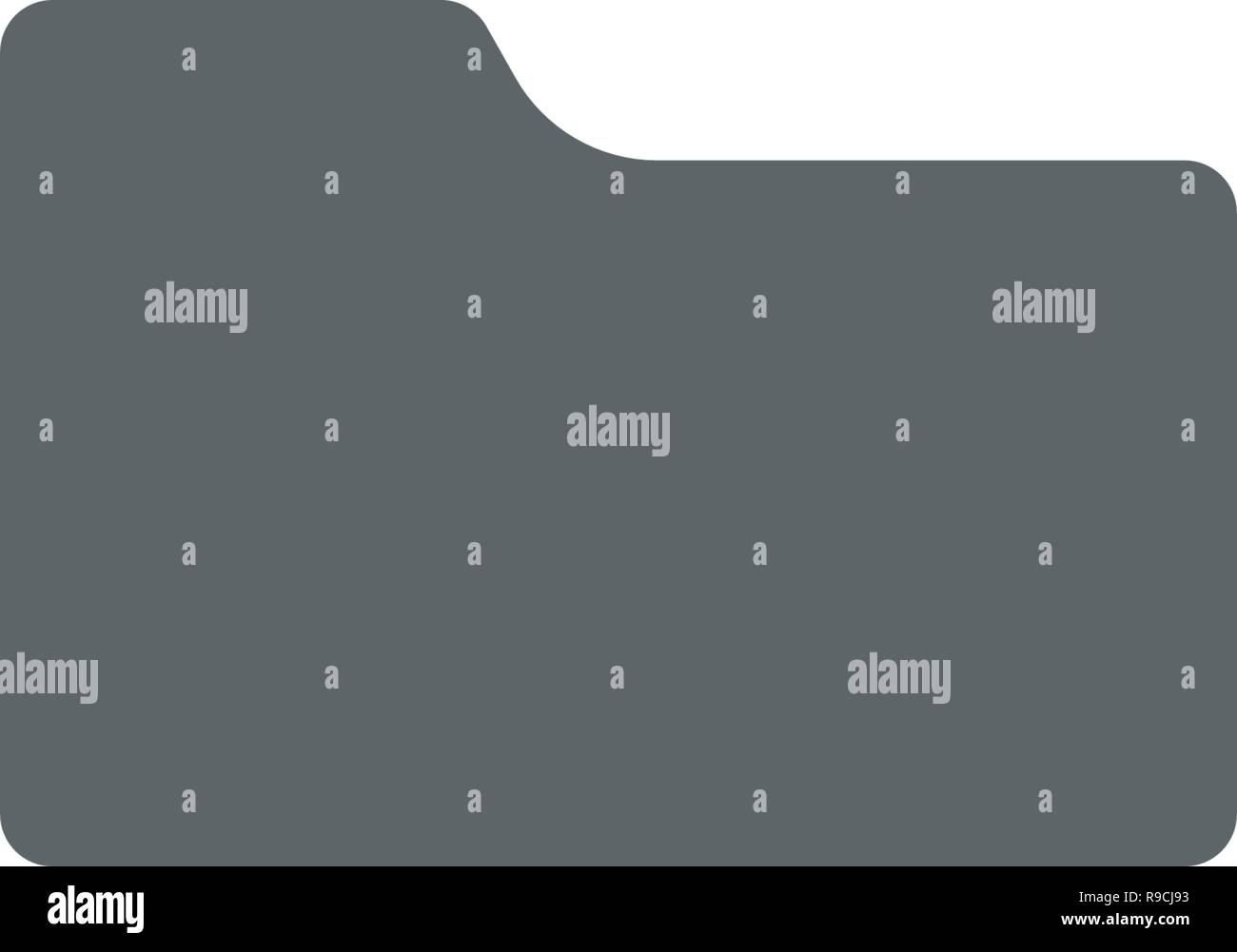 Isolated outline folder office hi-res stock photography and images - Alamy