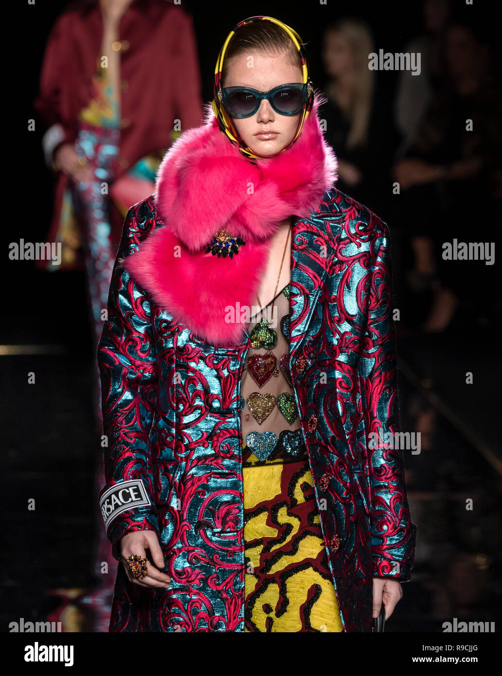 NEW YORK, NY - December 02, 2018: Sara Grace Wallerstedt walks the ...