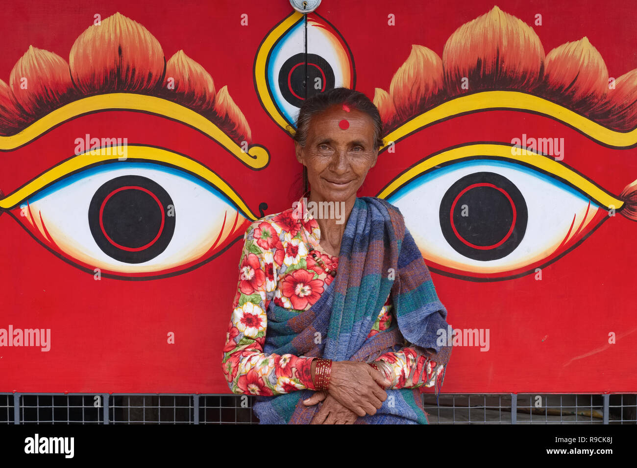 Hindu symbol on forehead hi-res stock photography and images - Alamy