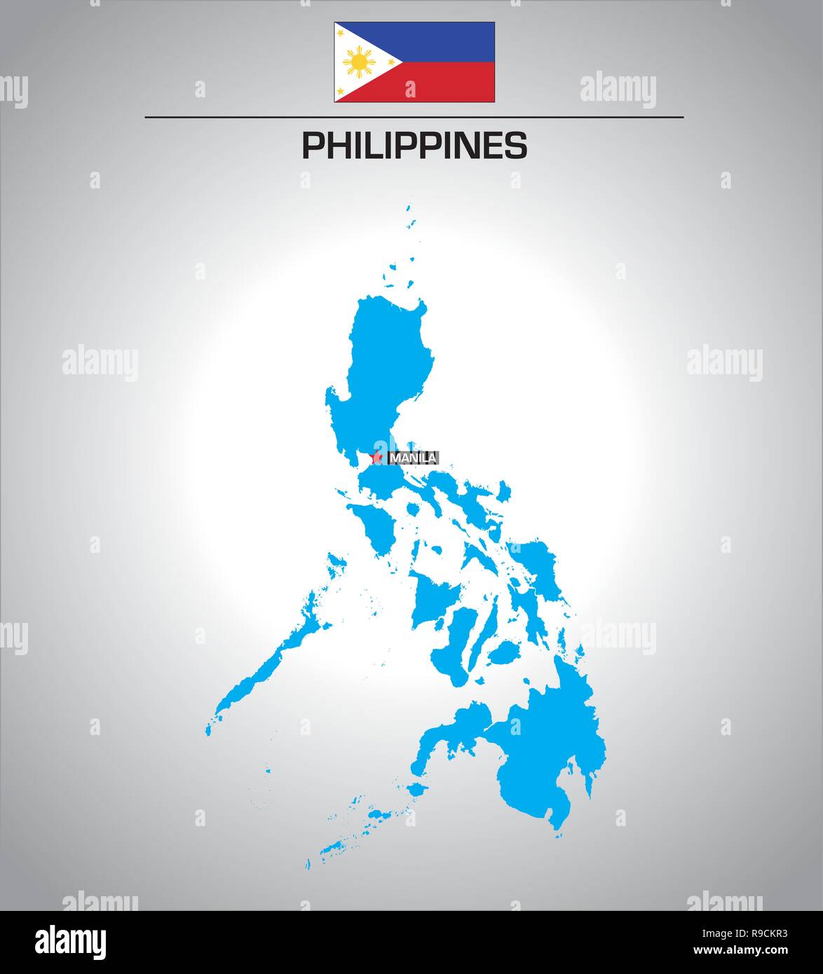 Simple Map Of The Philippines Free Physical 3D Map Of Philippines