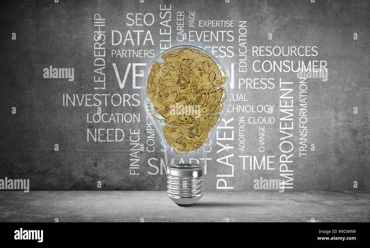 Concept of lightbulb as symbol of new idea Stock Photo - Alamy