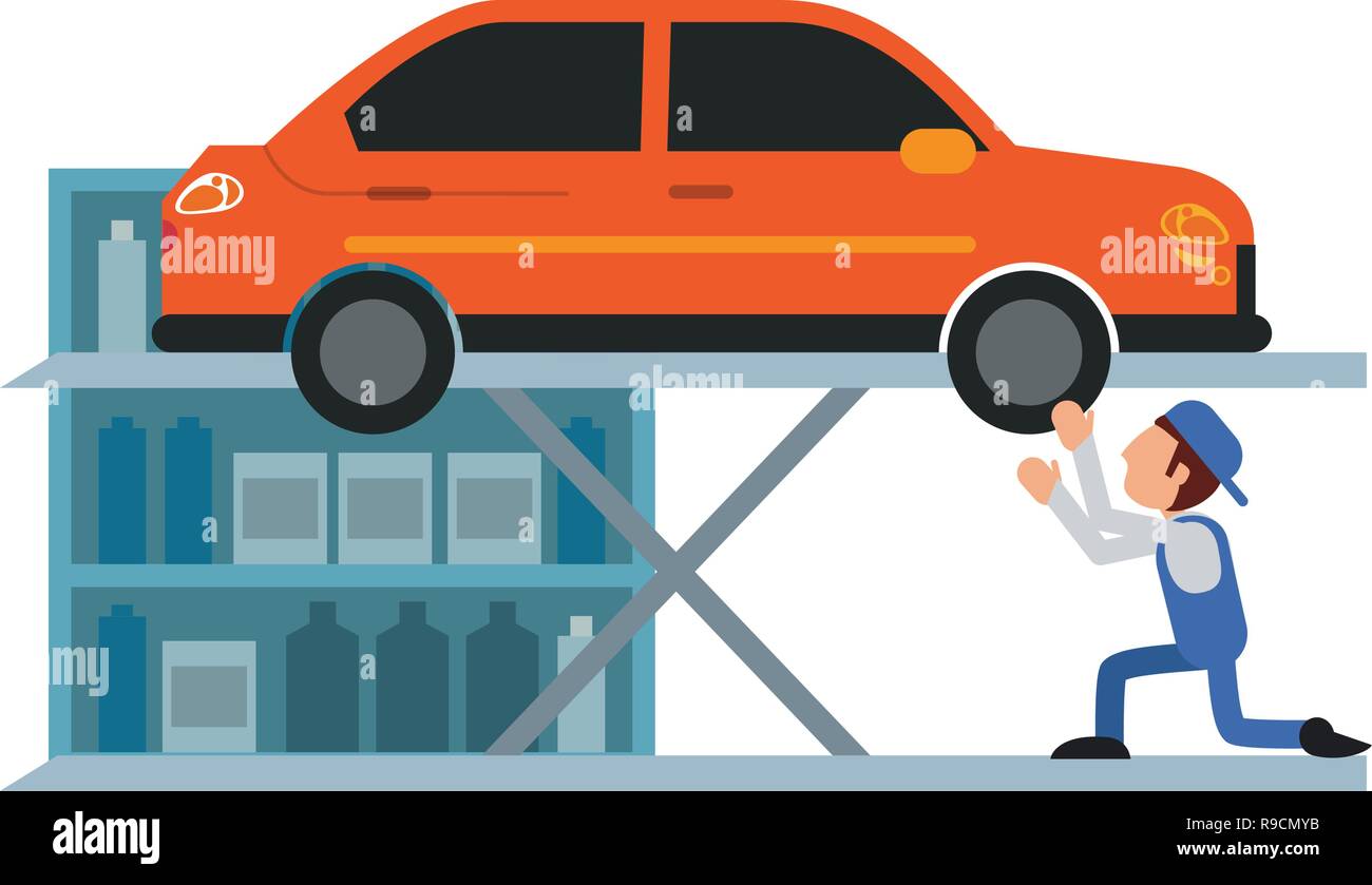 Car mechanic concept Stock Vector Image & Art - Alamy
