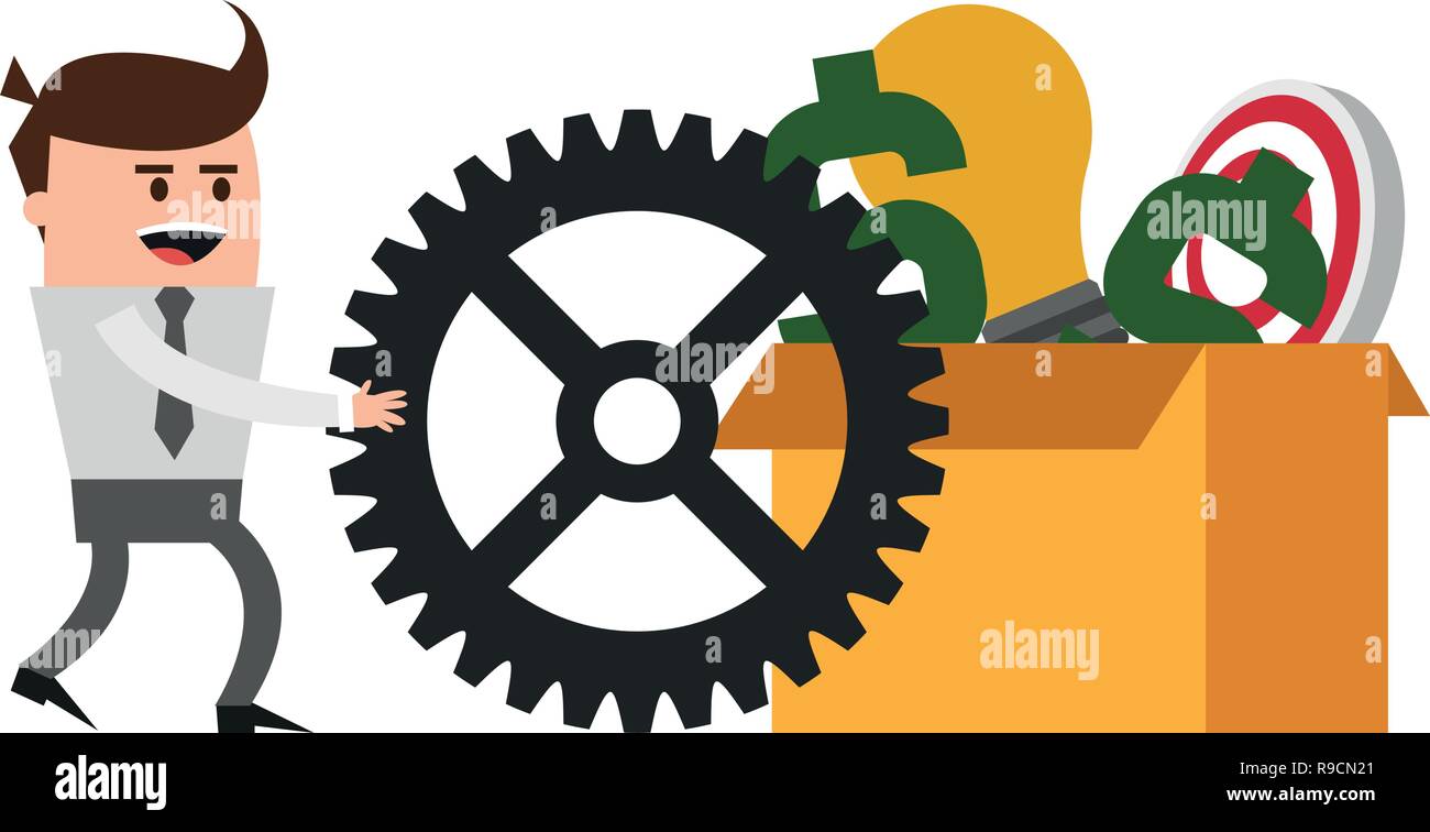 Businessman successful cartoon Stock Vector Image & Art - Alamy
