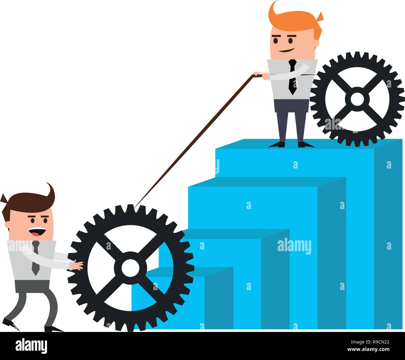 Business teamwork cartoon Stock Vector Image & Art - Alamy