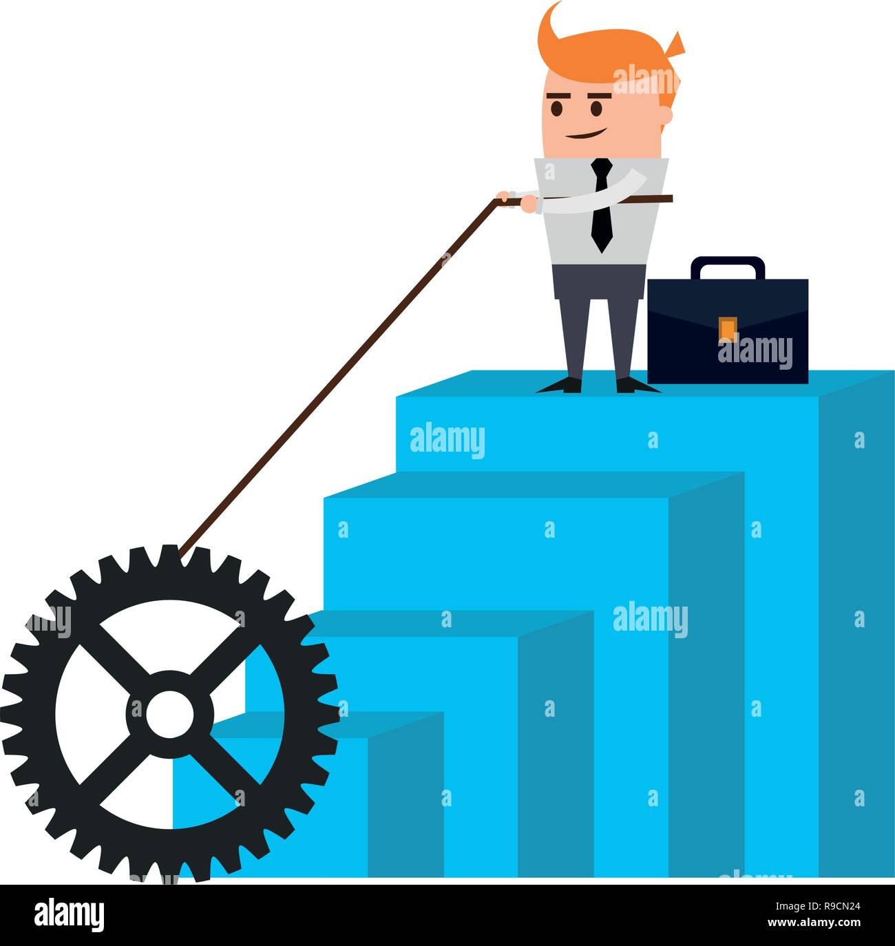 Businessman successful cartoon Stock Vector Image & Art - Alamy