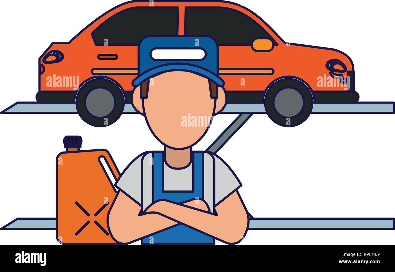 Car mechanic concept Stock Vector Image & Art - Alamy