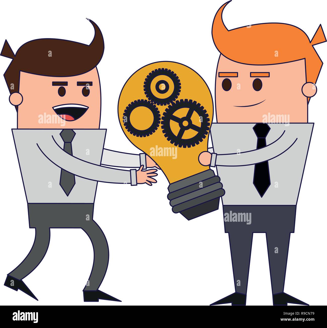 Business teamwork cartoon Stock Vector Image & Art - Alamy