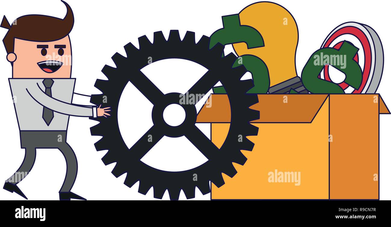 Businessman successful cartoon Stock Vector Image & Art - Alamy