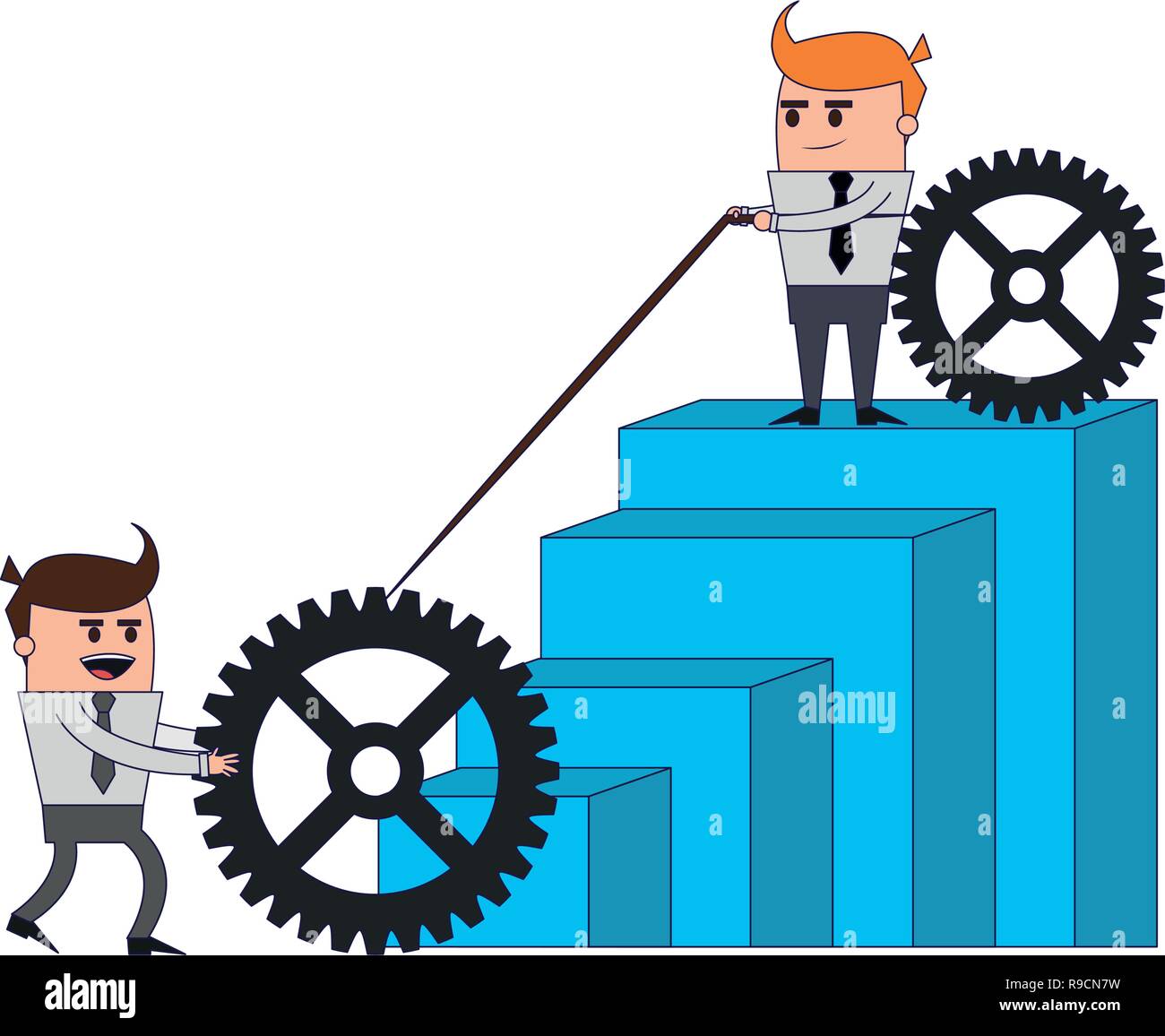 Business teamwork cartoon Stock Vector Image & Art - Alamy