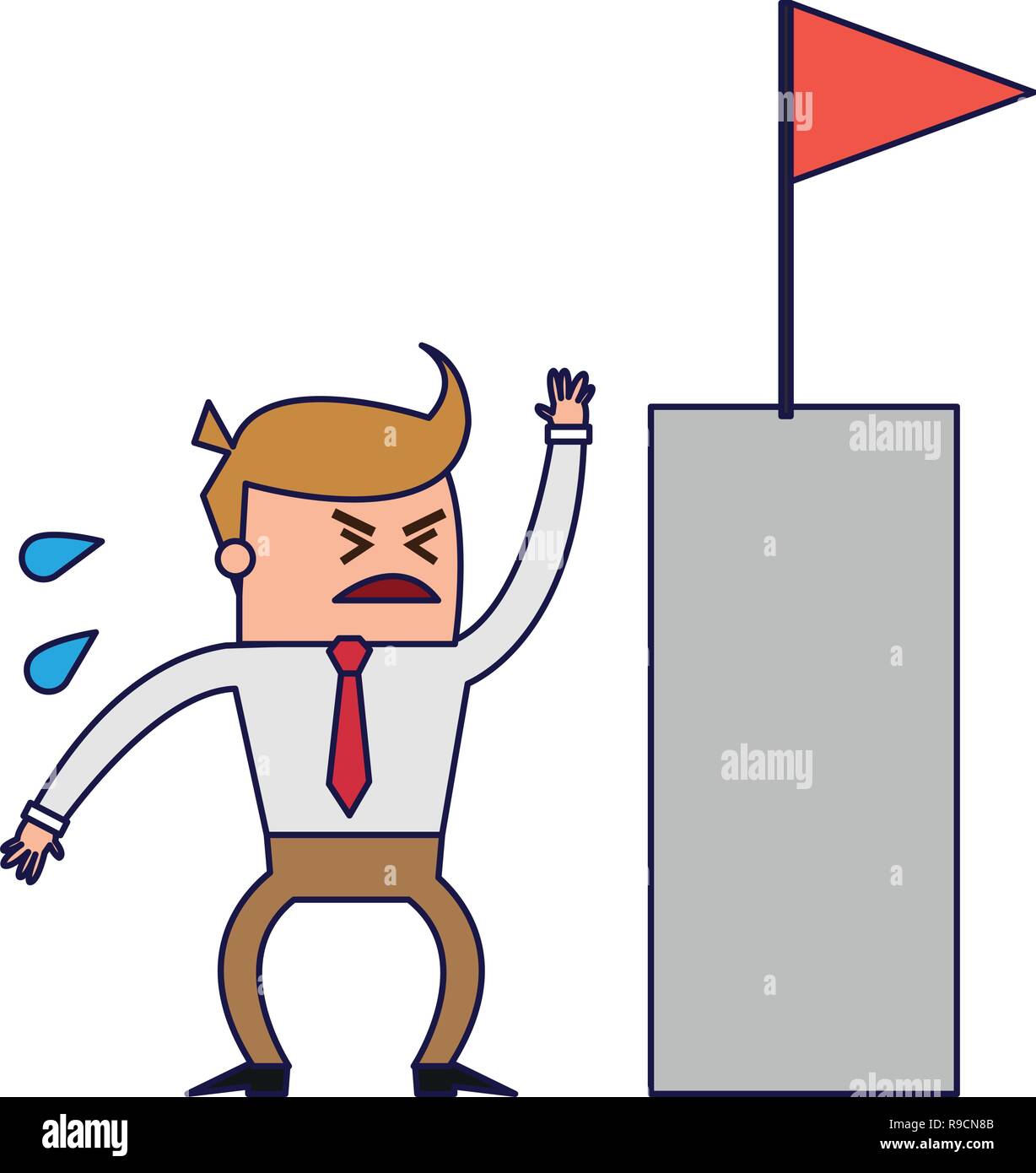 Businessman successful cartoon Stock Vector Image & Art - Alamy