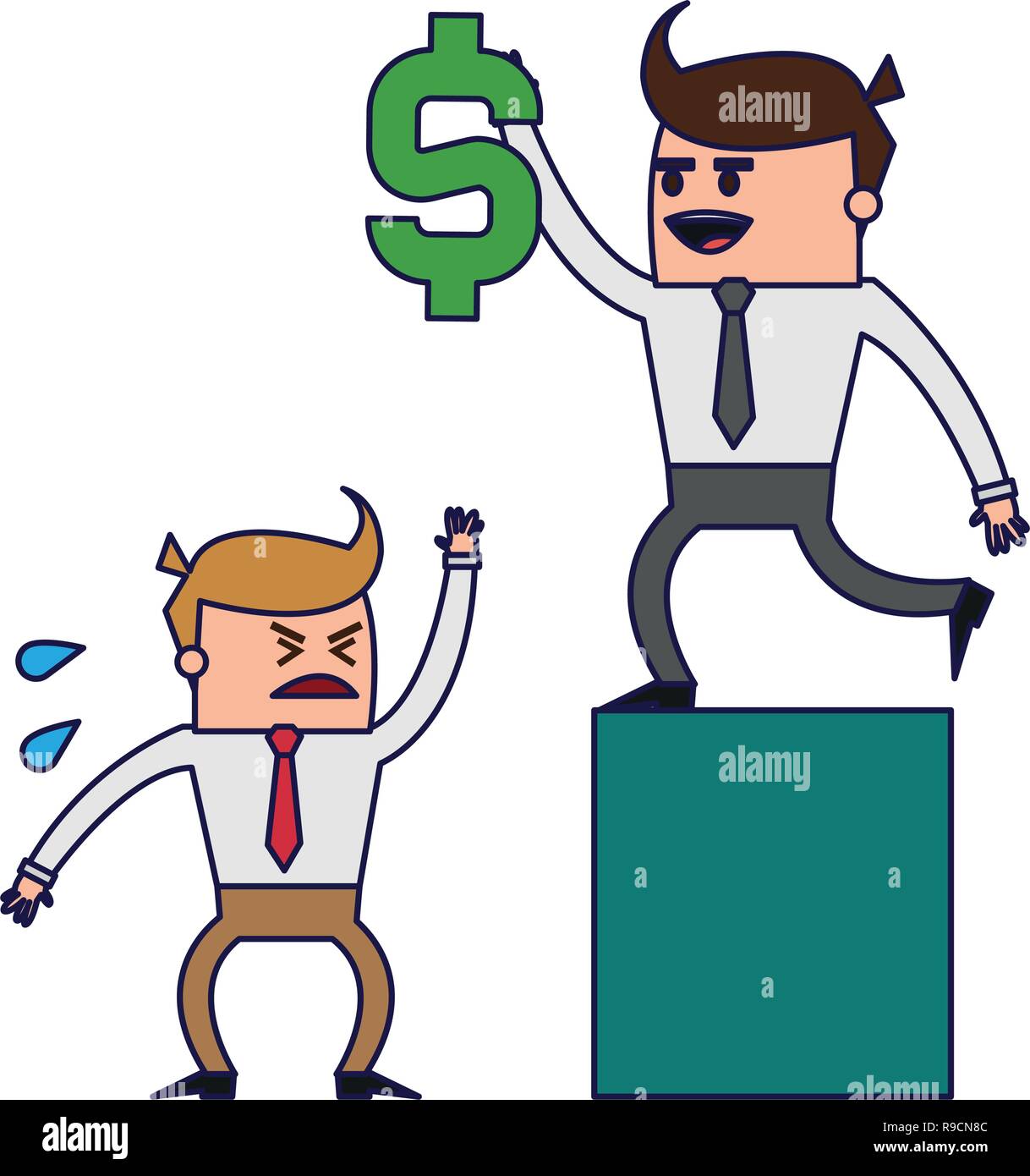 Business teamwork cartoon Stock Vector Image & Art - Alamy