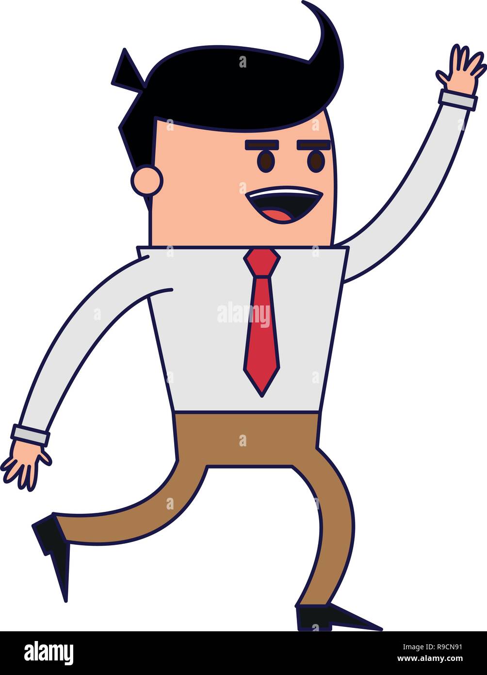 Businessman successful cartoon Stock Vector Image & Art - Alamy