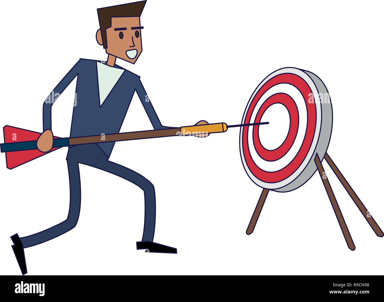 Businessman successful cartoon Stock Vector Image & Art - Alamy