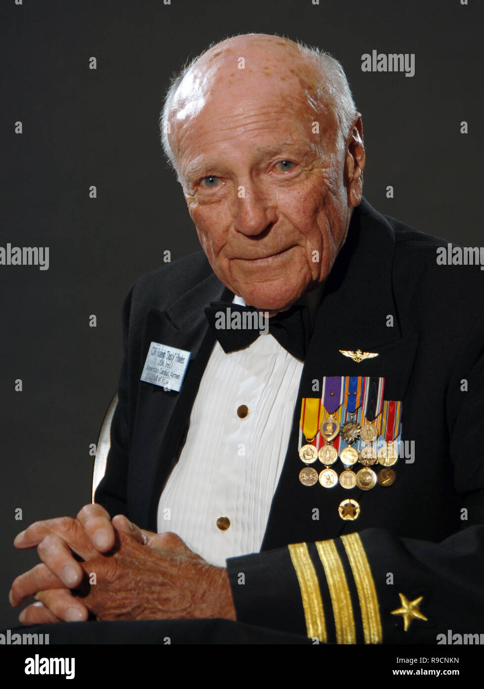 US Navy Commander Raleigh Rhodes Stock Photo - Alamy