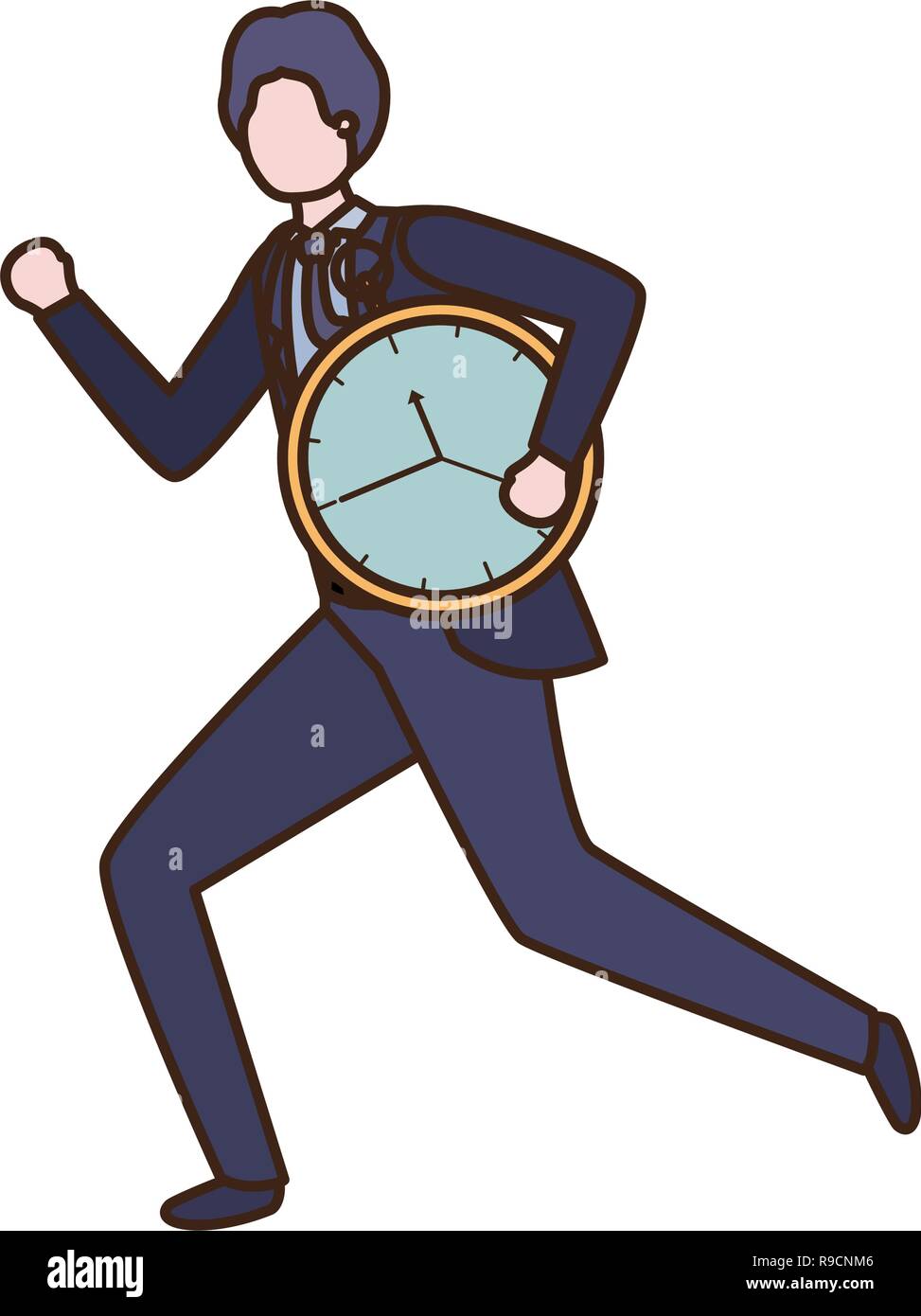 Top of clock Stock Vector Images - Alamy