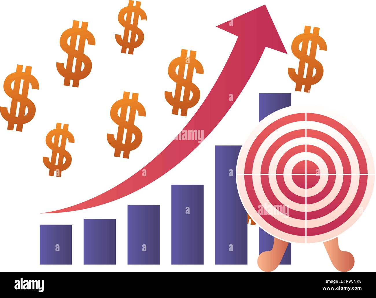 Digital dashboard target Stock Vector Images - Alamy
