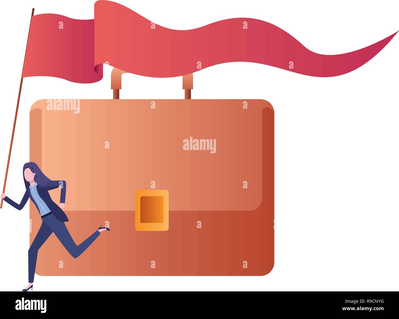 Professional solution suitcase Stock Vector Images - Alamy