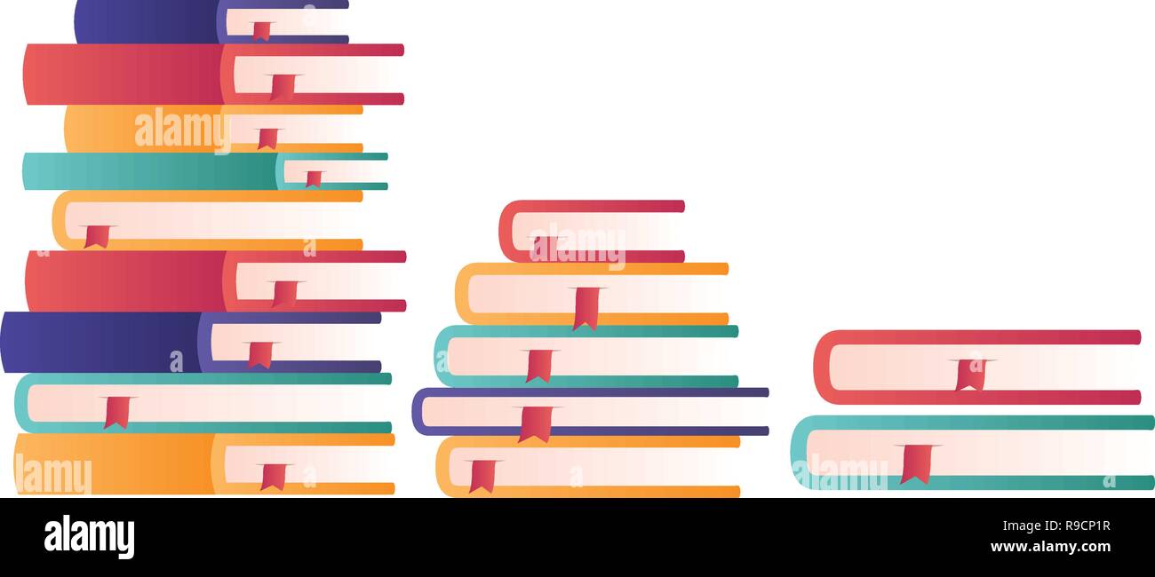 stack of books isolated icon Stock Vector Image & Art - Alamy