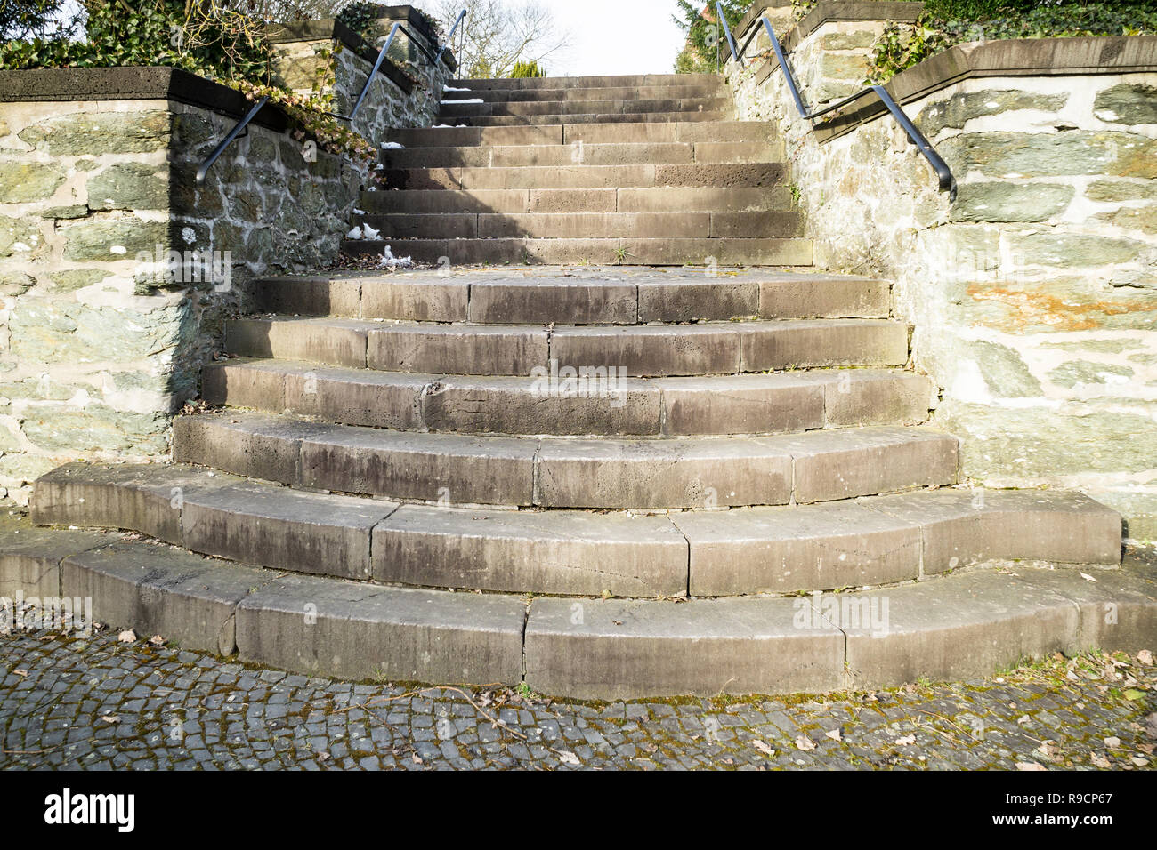 Abstract background or texture old stairs of stone Stock Photo - Alamy