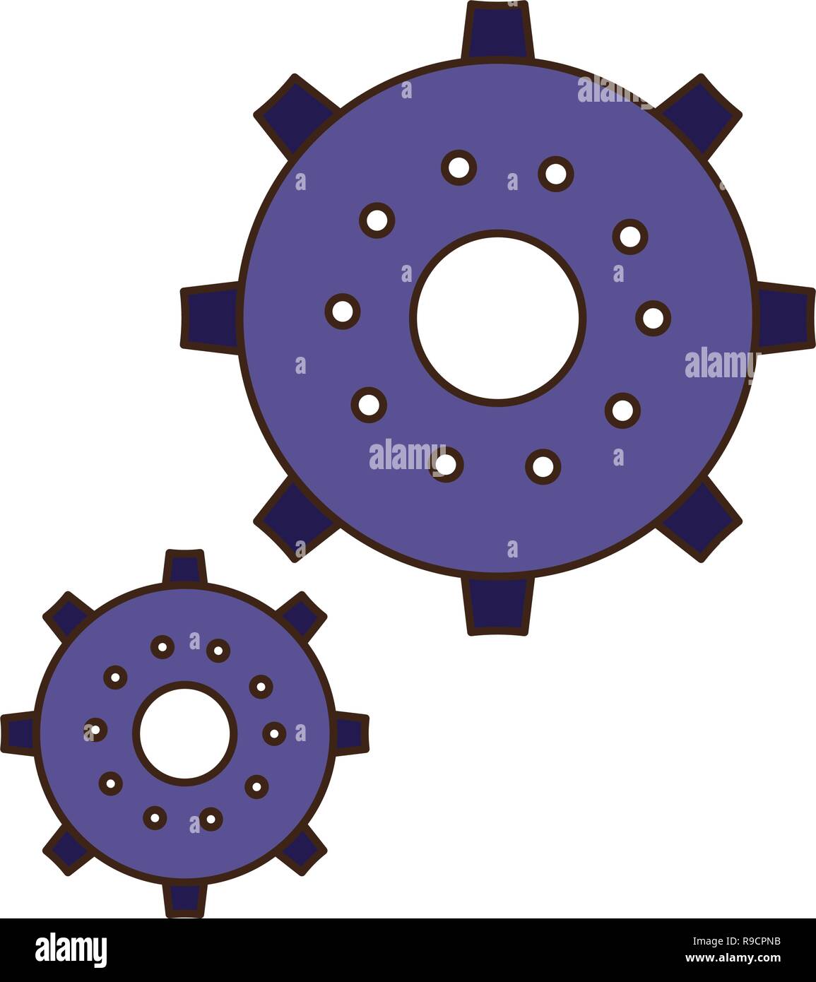 Motor mechanism Stock Vector Images - Alamy