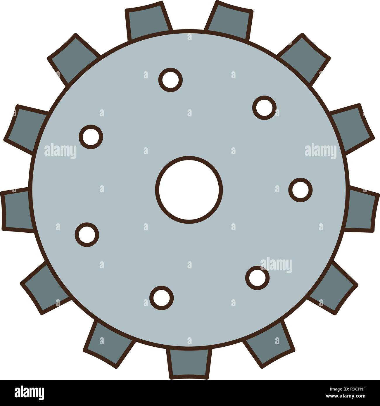 motor gear isolated icon Stock Vector Image & Art - Alamy