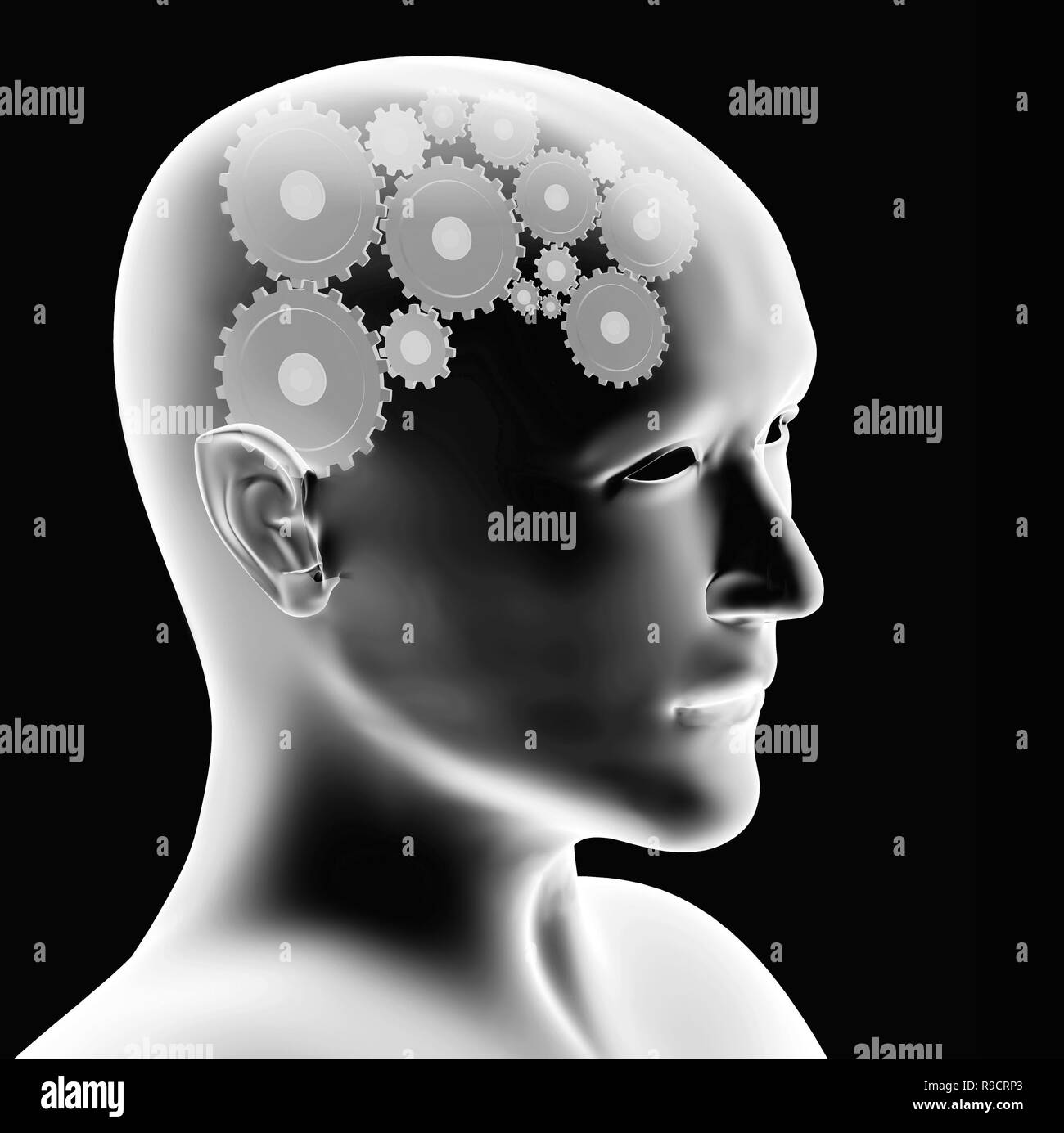 Conceptual image - thought process. 3d Stock Photo - Alamy