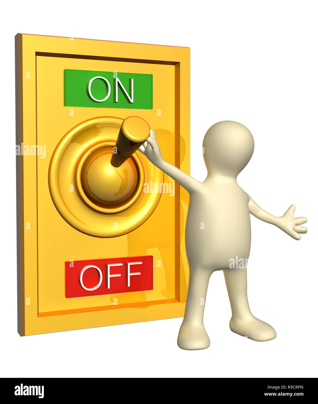 Cartoon Light Switch Cut Out Stock Images And Pictures Alamy