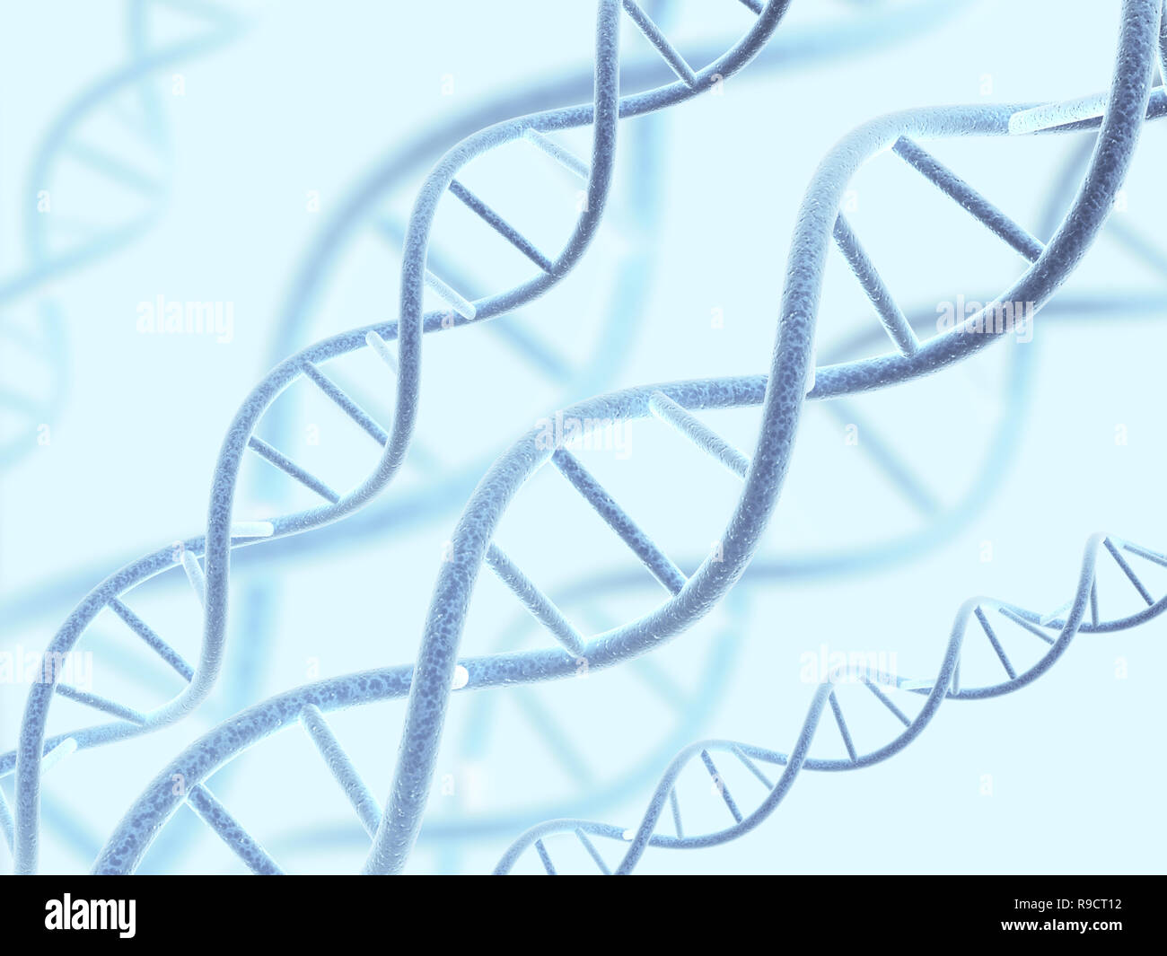 Digital 3d model of DNA structure Stock Photo - Alamy